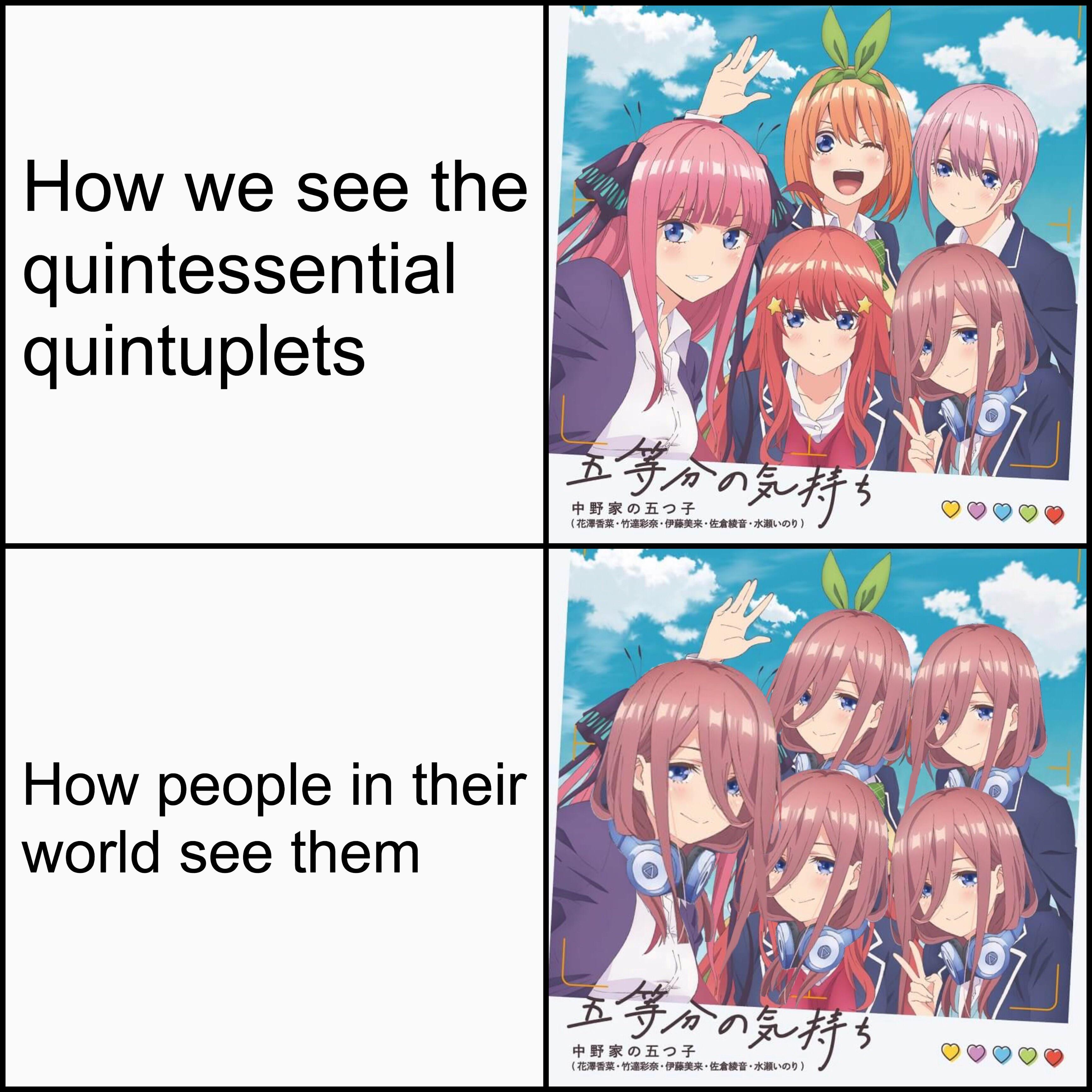 ‍♂️ That’s how The Quintessential Quintuplets work | r/Animemes | Know ...