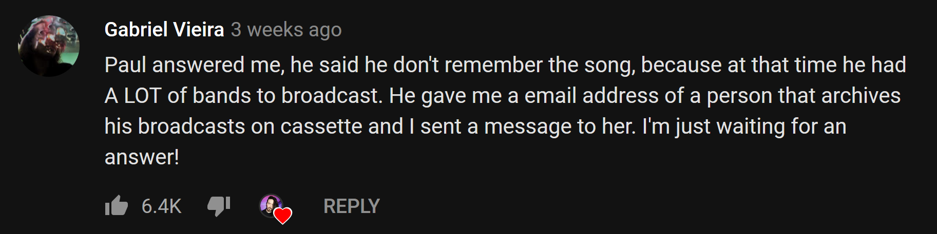 Comment 1 | The Most Mysterious Song On The Internet | Know Your Meme