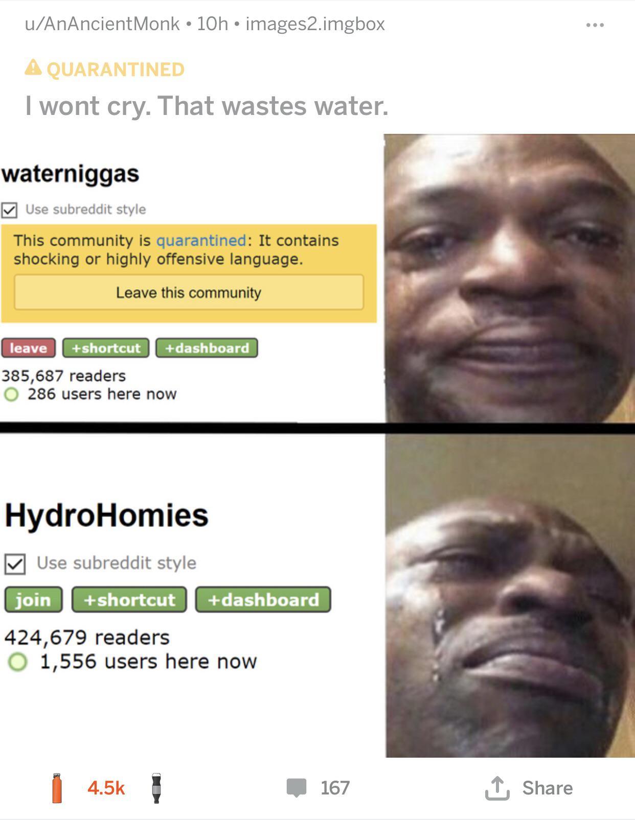 Join us | r/HydroHomies | Water Niggas / Hydro Homies | Know Your Meme