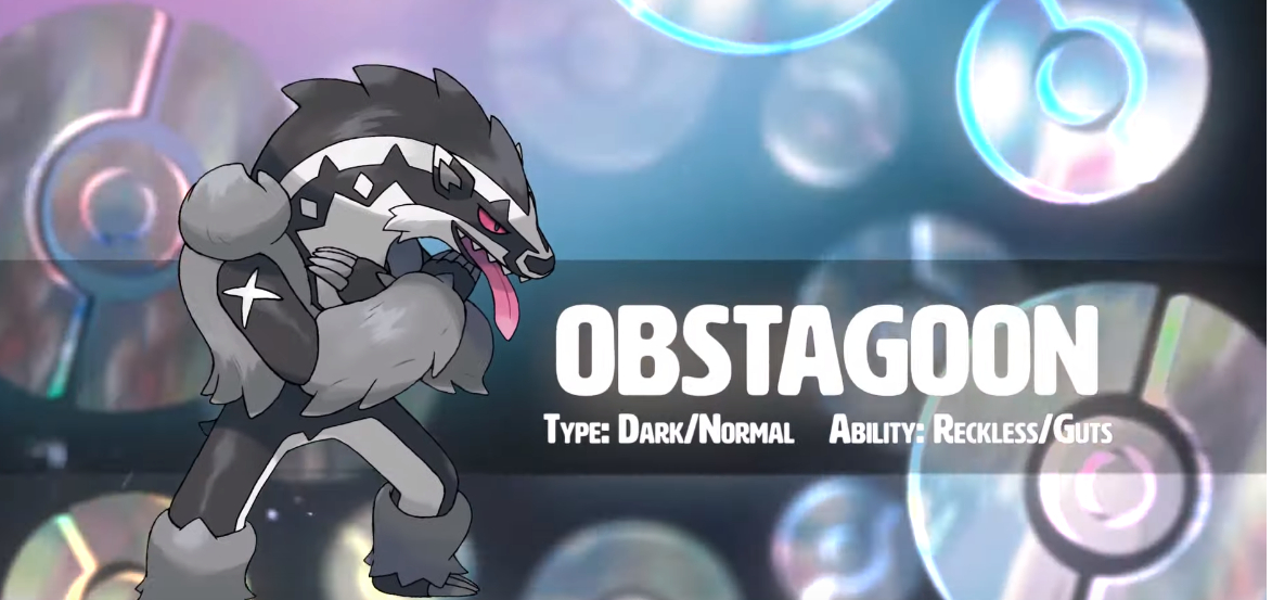 Galarian Linoone's evolution, Obstagoon | Pokémon Sword and Shield ...