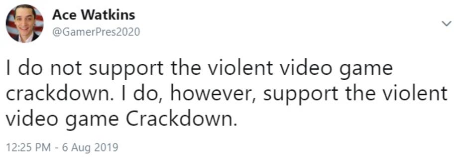 Ace Watkins on Video Games Crackdown | Gamer President Ace Watkins ...