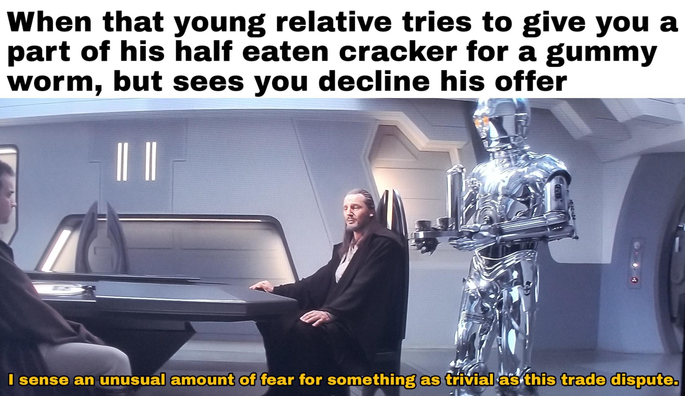 Making a meme from every line of the Prequels: Day 33 | r/PrequelMemes ...