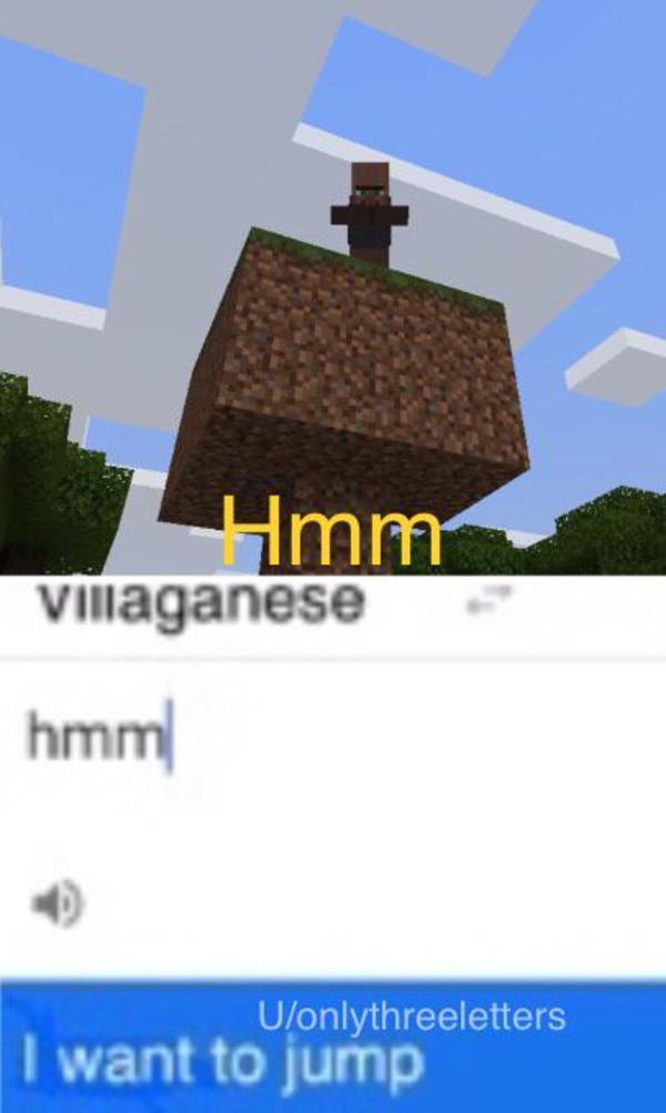 Hmm | r/MinecraftMemes | Minecraft | Know Your Meme