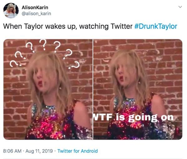 Hungover taylor | Drunk Taylor | Know Your Meme