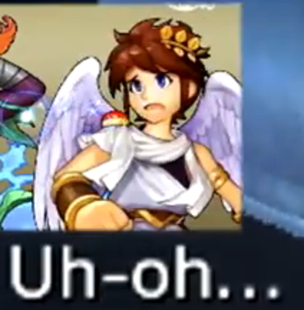 Pit's "Uh Oh" | Reaction Images | Know Your Meme