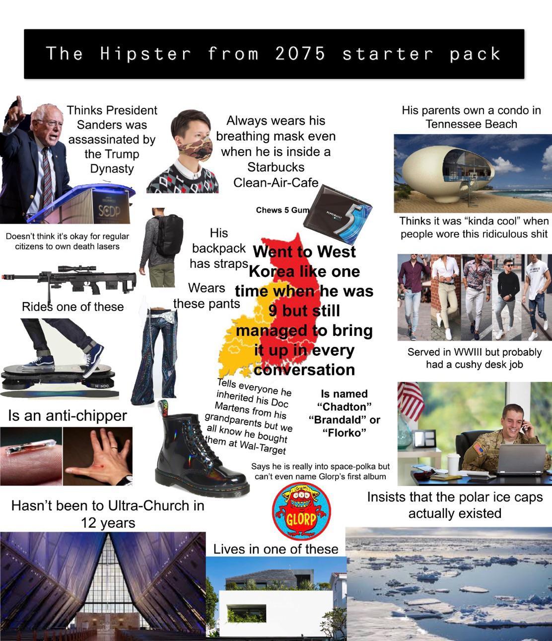 Hipster from 2075 starter pack | r/starterpacks | Starter Packs | Know ...