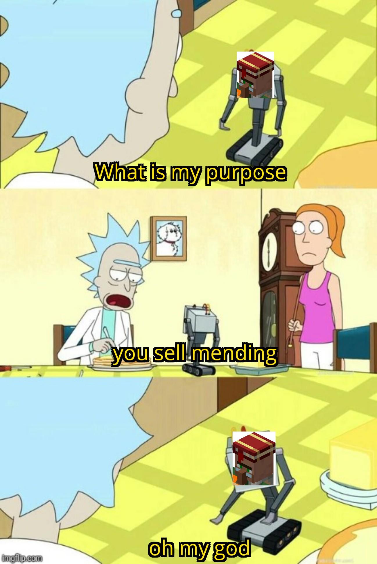 Mending is awesome | r/MinecraftMemes | Minecraft | Know Your Meme