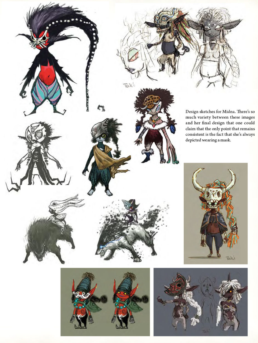 Midna's many old designs | The Legend of Zelda | Know Your Meme