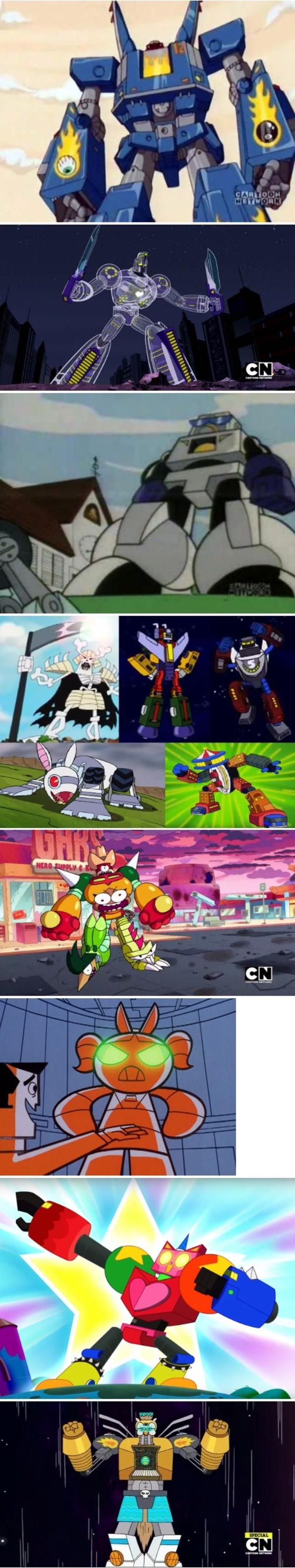 A history of mecha | Cartoon Network | Know Your Meme