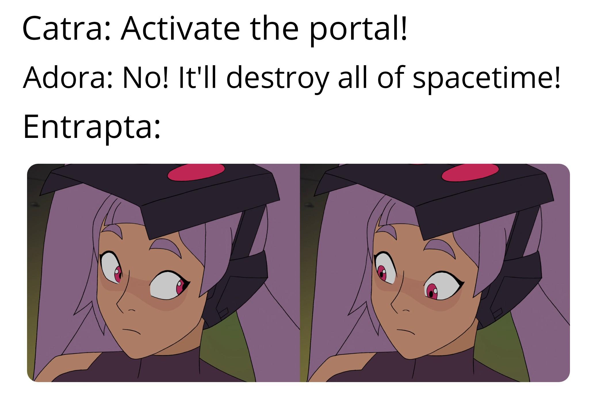 Awkward look Entrapta | She-Ra and the Princesses of Power | Know Your Meme