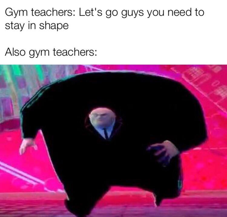 "Let's go guys you need to stay in shape" / Running Kingpin | Gym ...
