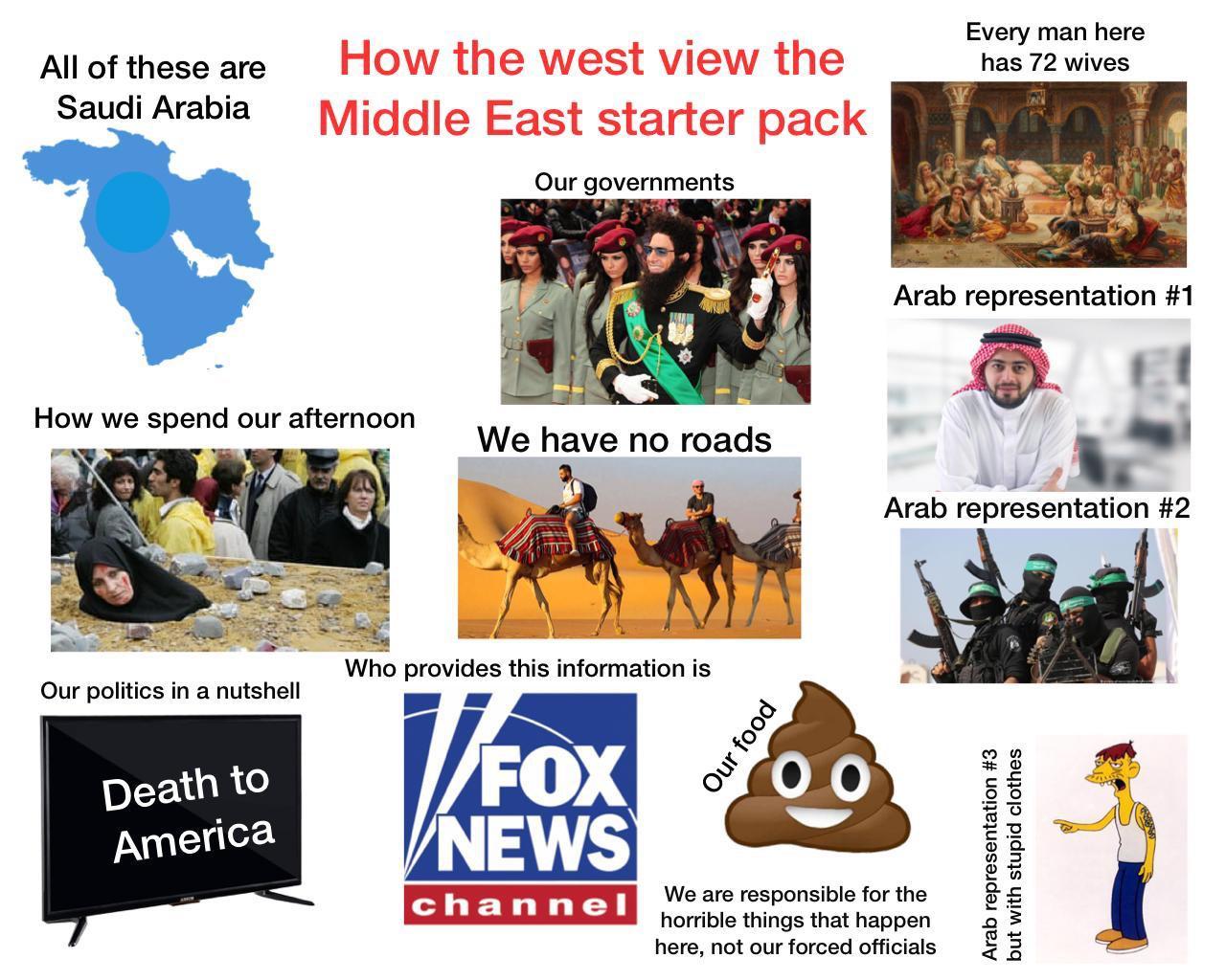 How the west views the Middle East starter pack | r/starterpacks ...