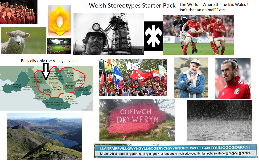 Welsh Stereotypes starter pack | r/starterpacks | Starter Packs | Know ...