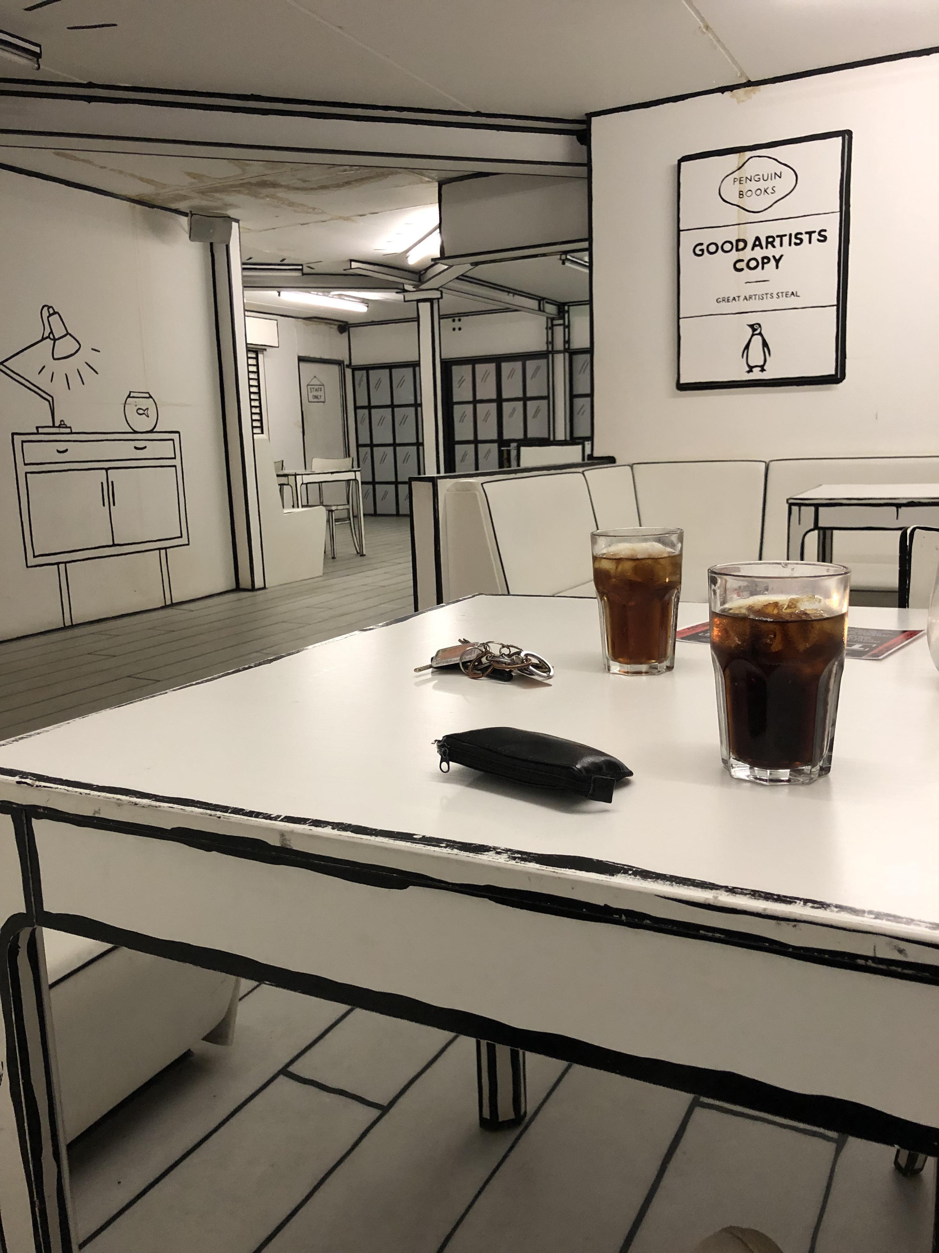 Another angle in the sketchy bar I was drawn to. | r/mildlyinteresting ...