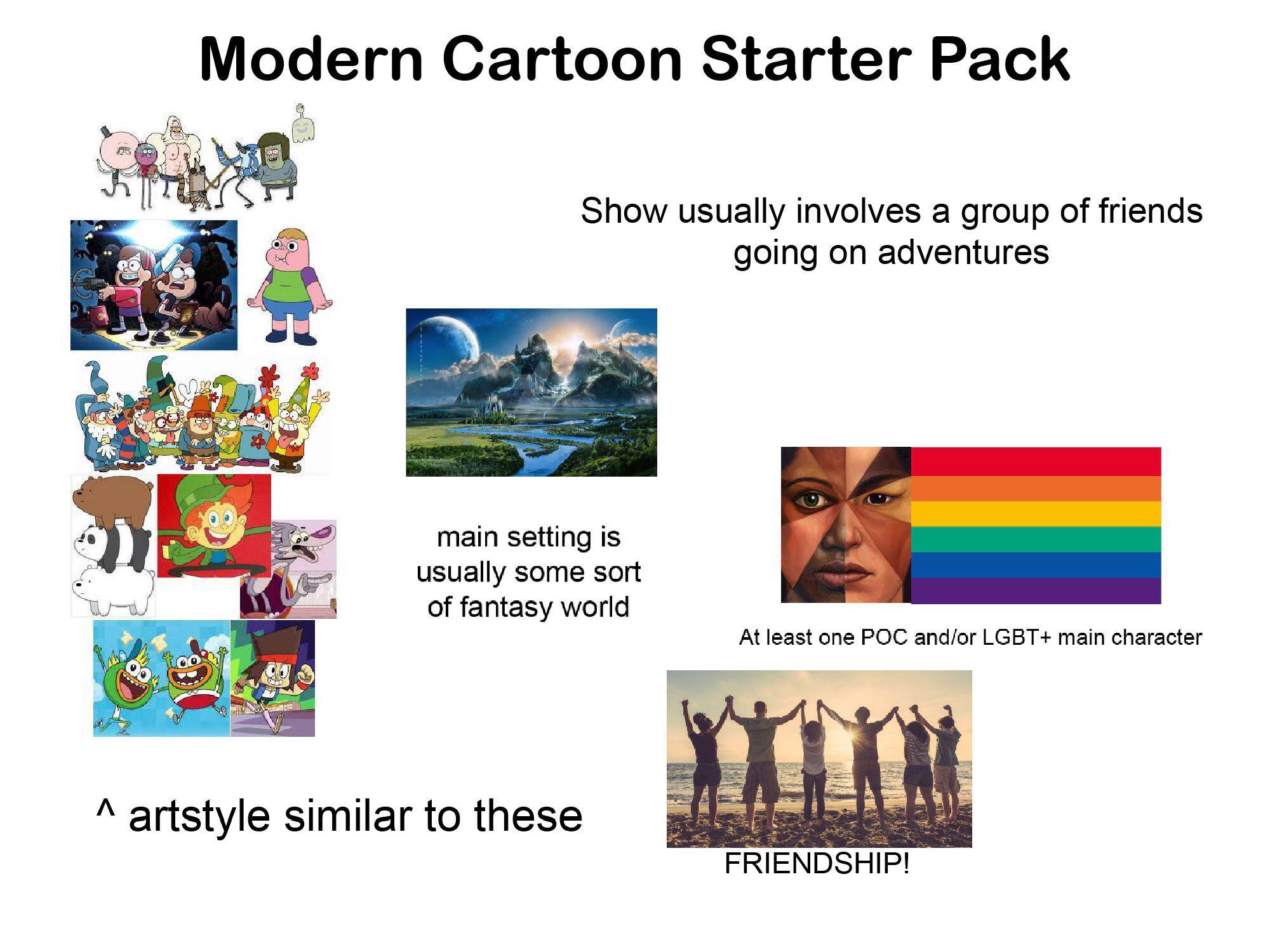 Modern Cartoon Starter Pack | r/starterpacks | Starter Packs | Know ...