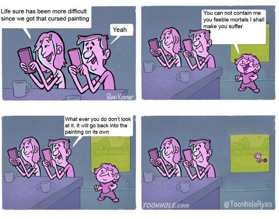 Cursed painting | Webcomics | Know Your Meme
