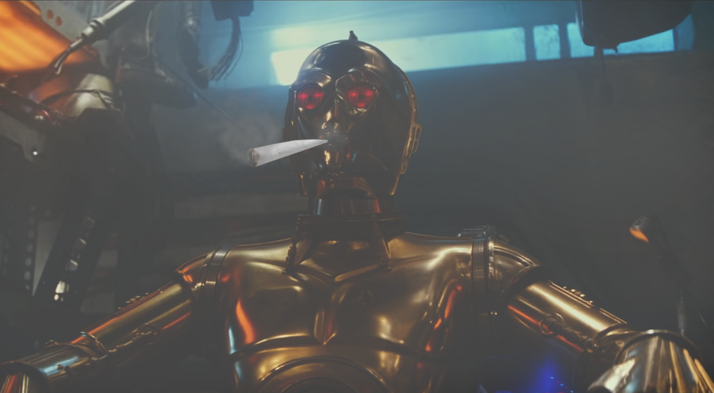 C-3PO Smoking Weed | Red Eyed C-3PO | Know Your Meme