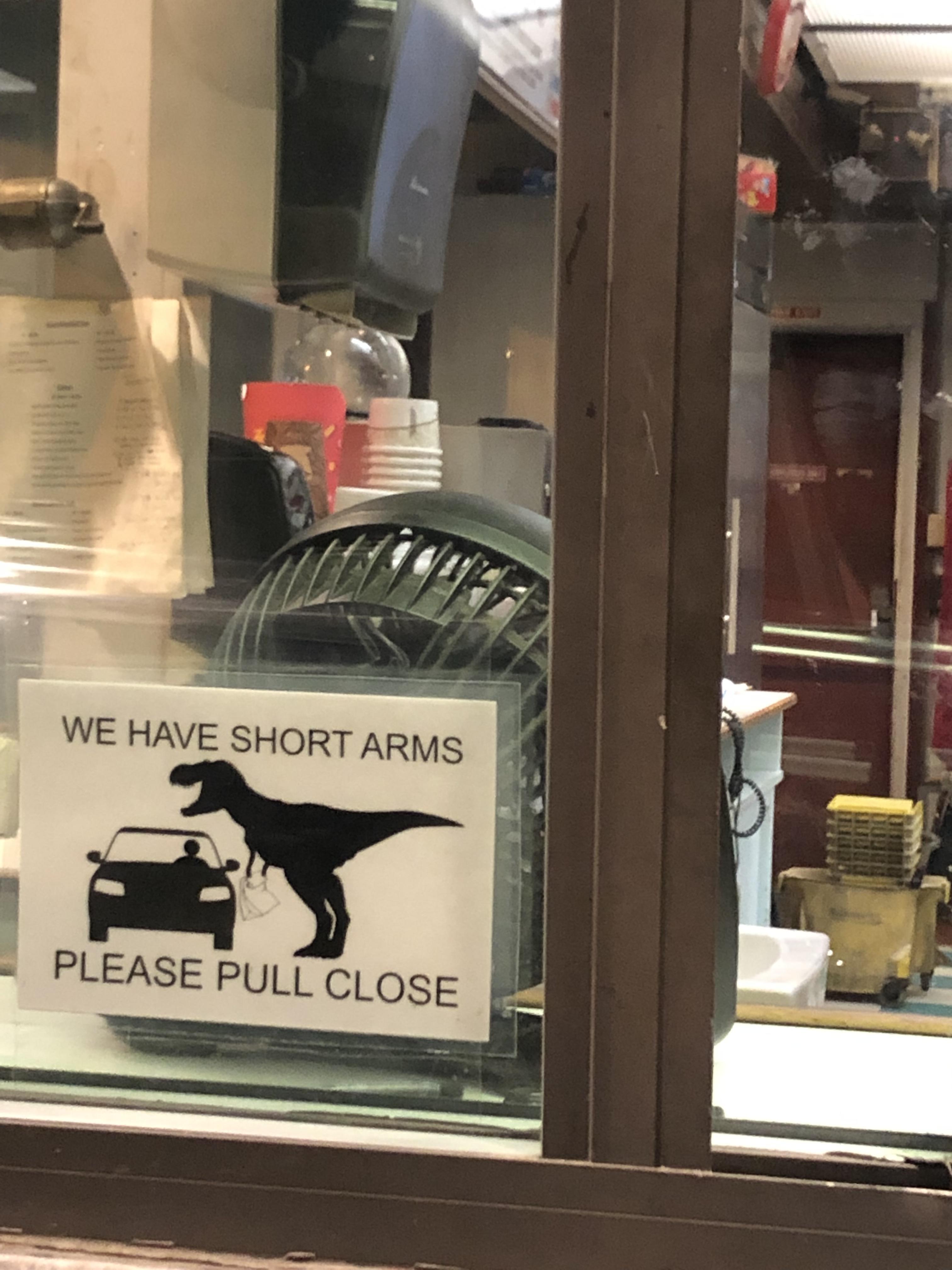 This sign at a drive through window | r/mildlyinteresting | Mildly ...