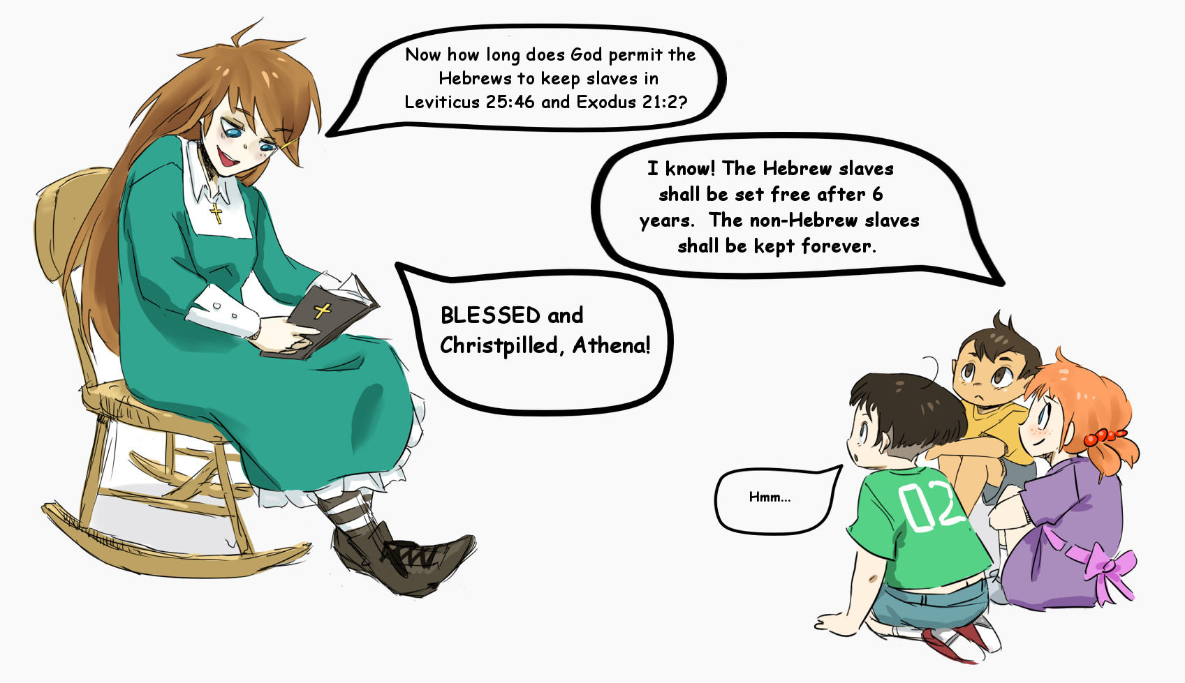 Christ-Chan and children discuss slavery in the bible | Christ-chan ...