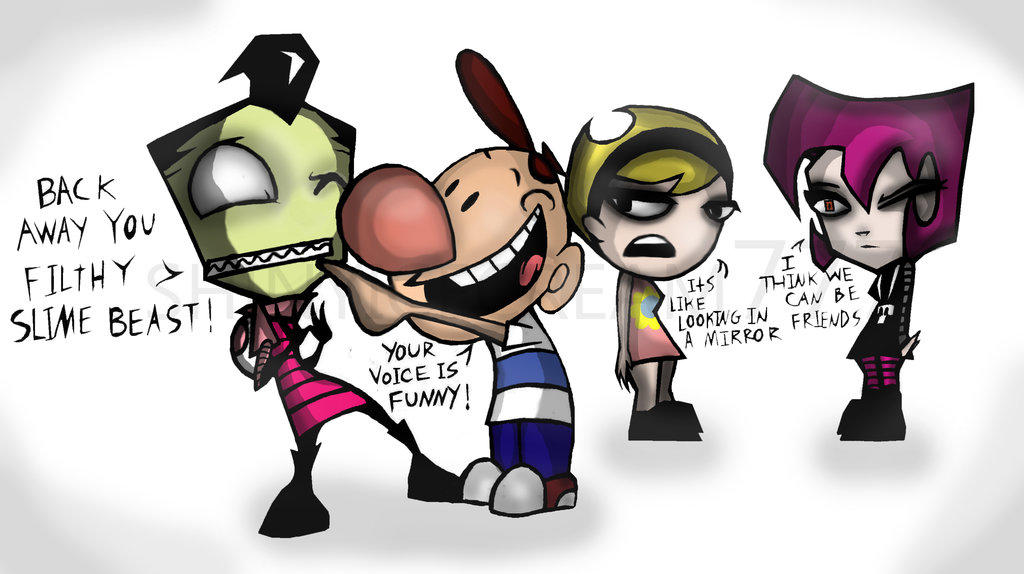 Zim and Gaz meet Billy and Mandy | Invader Zim | Know Your Meme