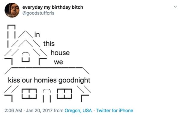 In This House | Kiss Your Homies Goodnight | Know Your Meme