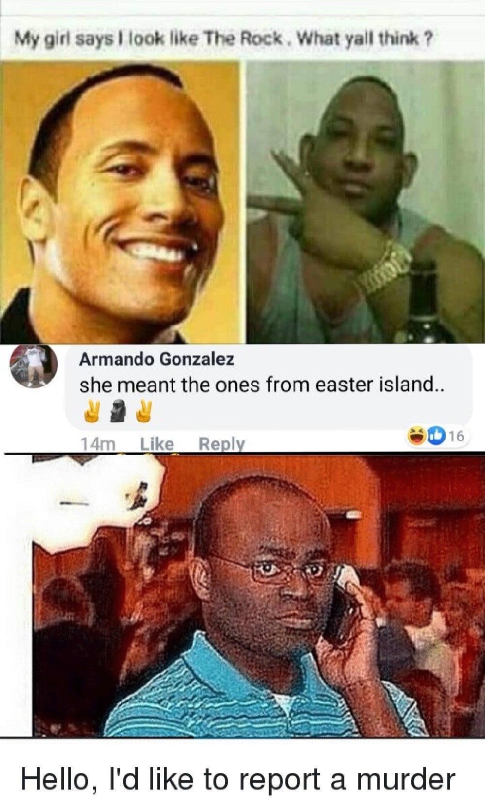 Moyai | r/ComedyCemetery | Comedy Cemetery | Know Your Meme