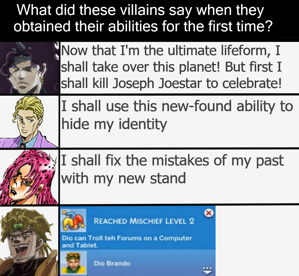 Why kill Polnareff, when you can mess with him? | /r/ShitPostCrusaders ...