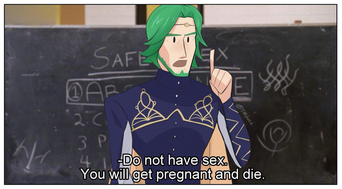 As part of your curriculum you are required to take Sex Ed with Seteth ...