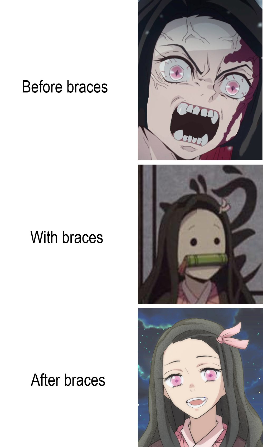 9 out of 10 dentists recommend nezuko | r/Animemes | Know Your Meme