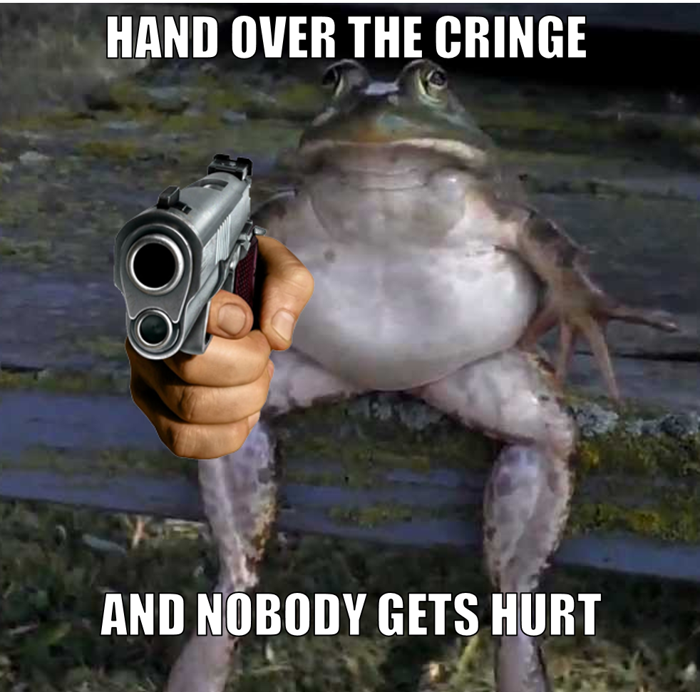 Im litrally creyeing and shacking rn phrog would never do this | r/okbuddyretard | OkBuddyRetard ...