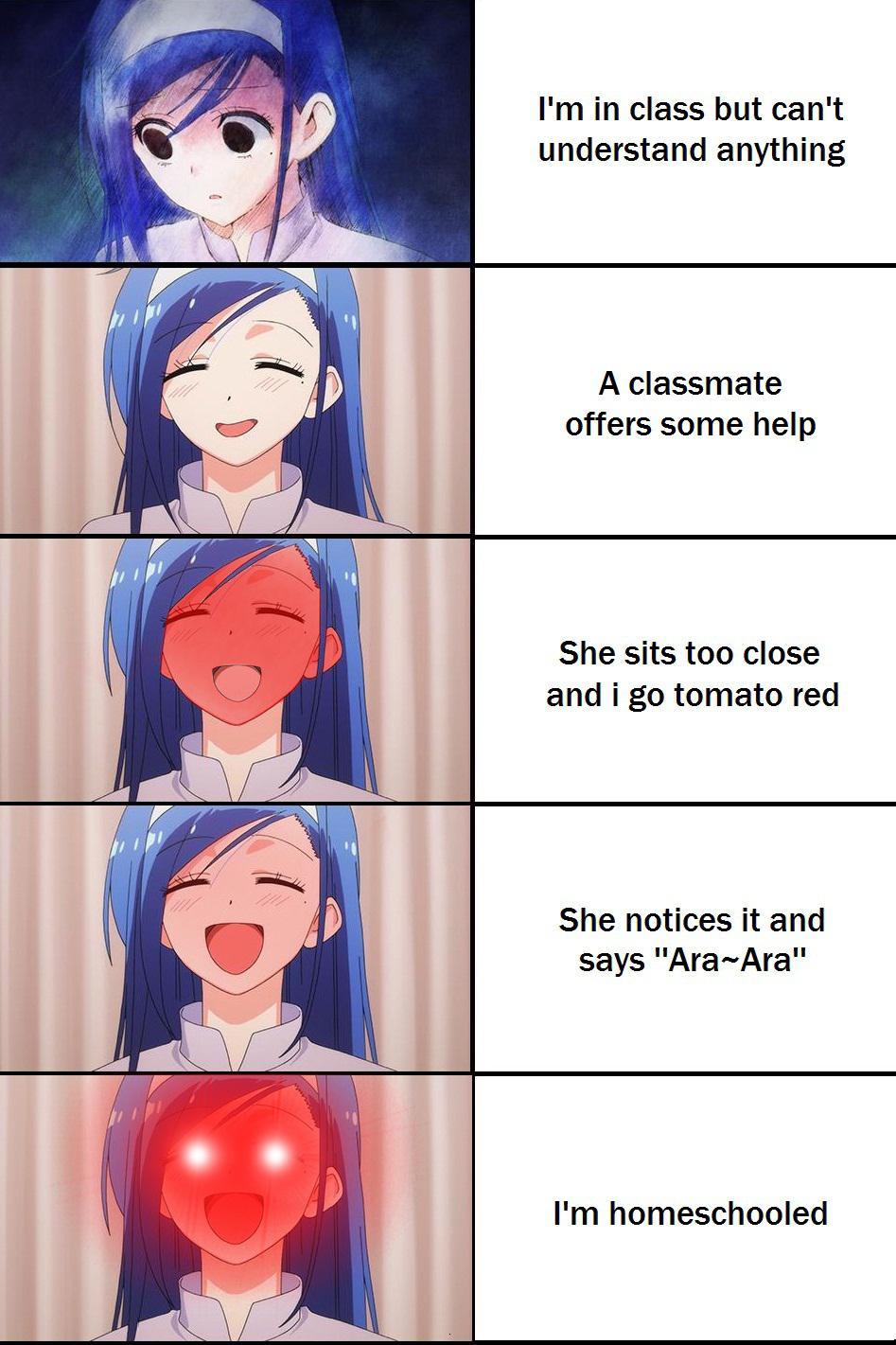 Turn of events | r/Animemes | Distressed Fumino | Know Your Meme