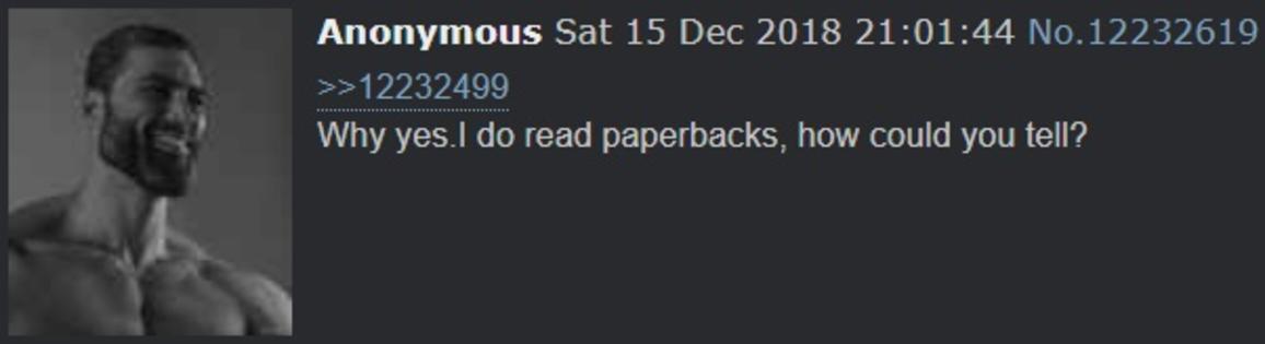 GigaChad Prefers Paperback | Buff Guys Typing on Laptops / Why Yes, How ...