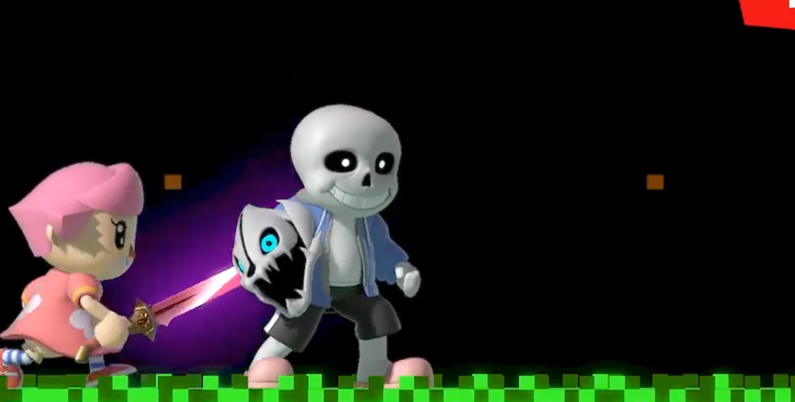 Sans Mii at another angle | Sans in Smash | Know Your Meme