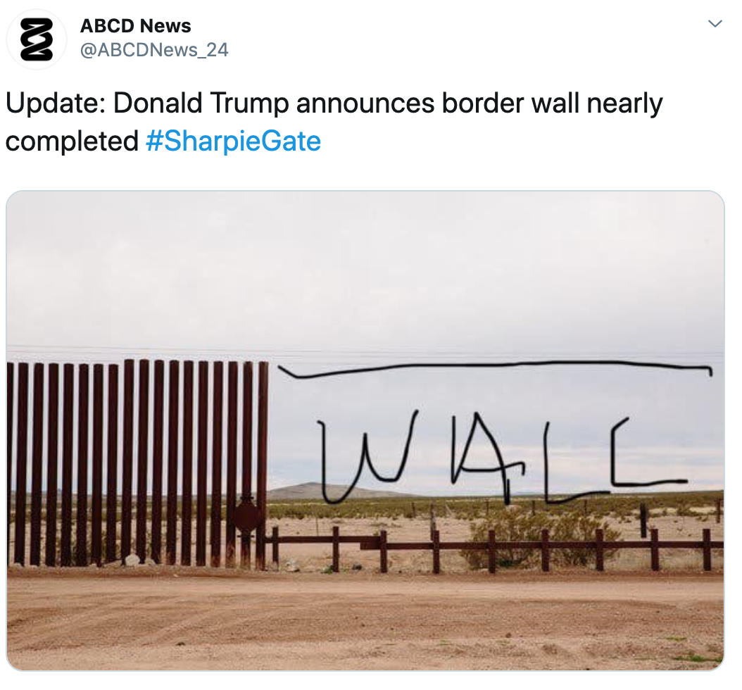 Sharpie Memes #6 | Donald Trump's Hurricane Dorian Map Sharpie Edit ...