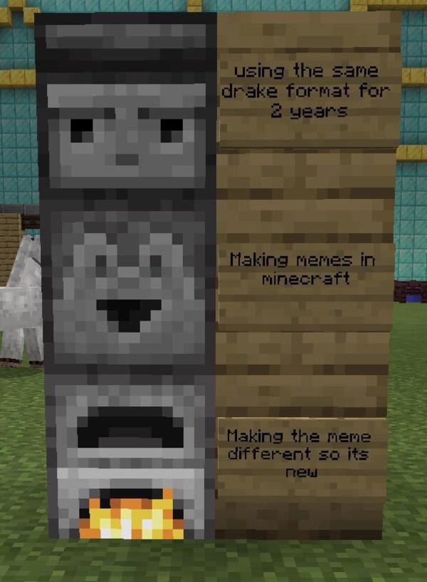 This is a new template for Minecraft | r/MinecraftMemes | Minecraft ...
