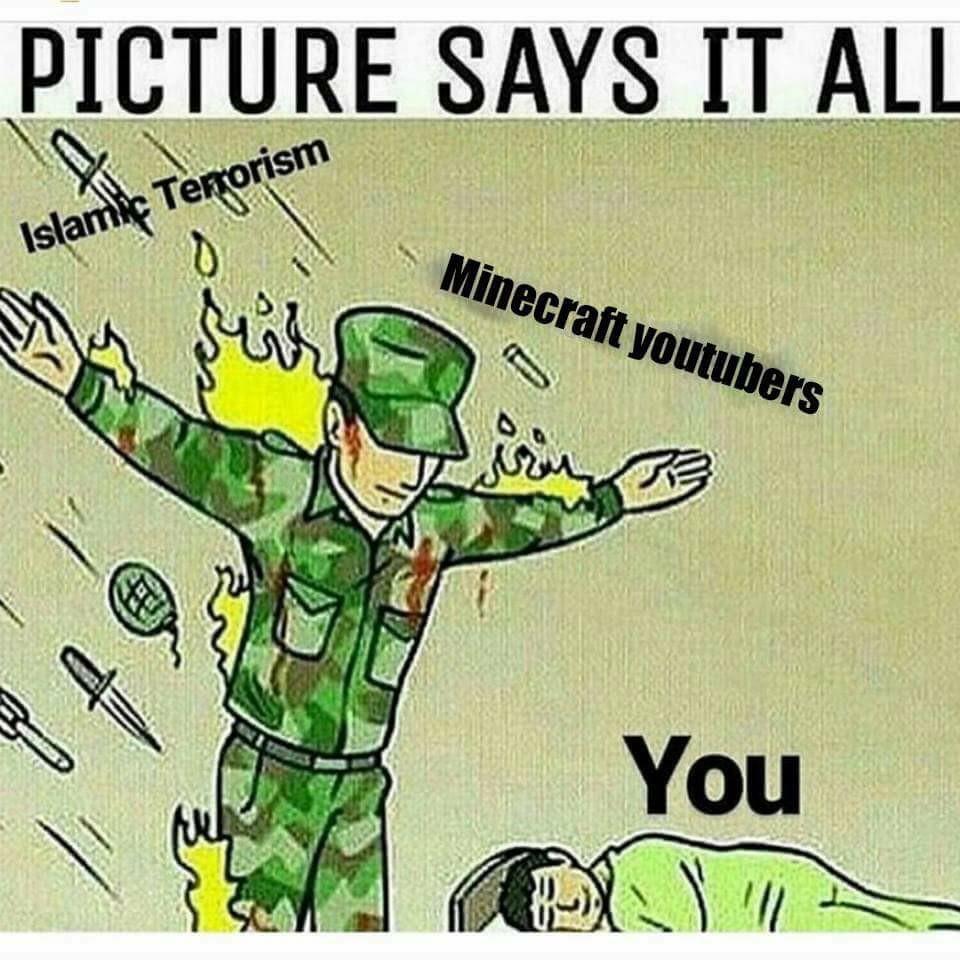 Silent Protector | Minecraft YouTubers | Know Your Meme