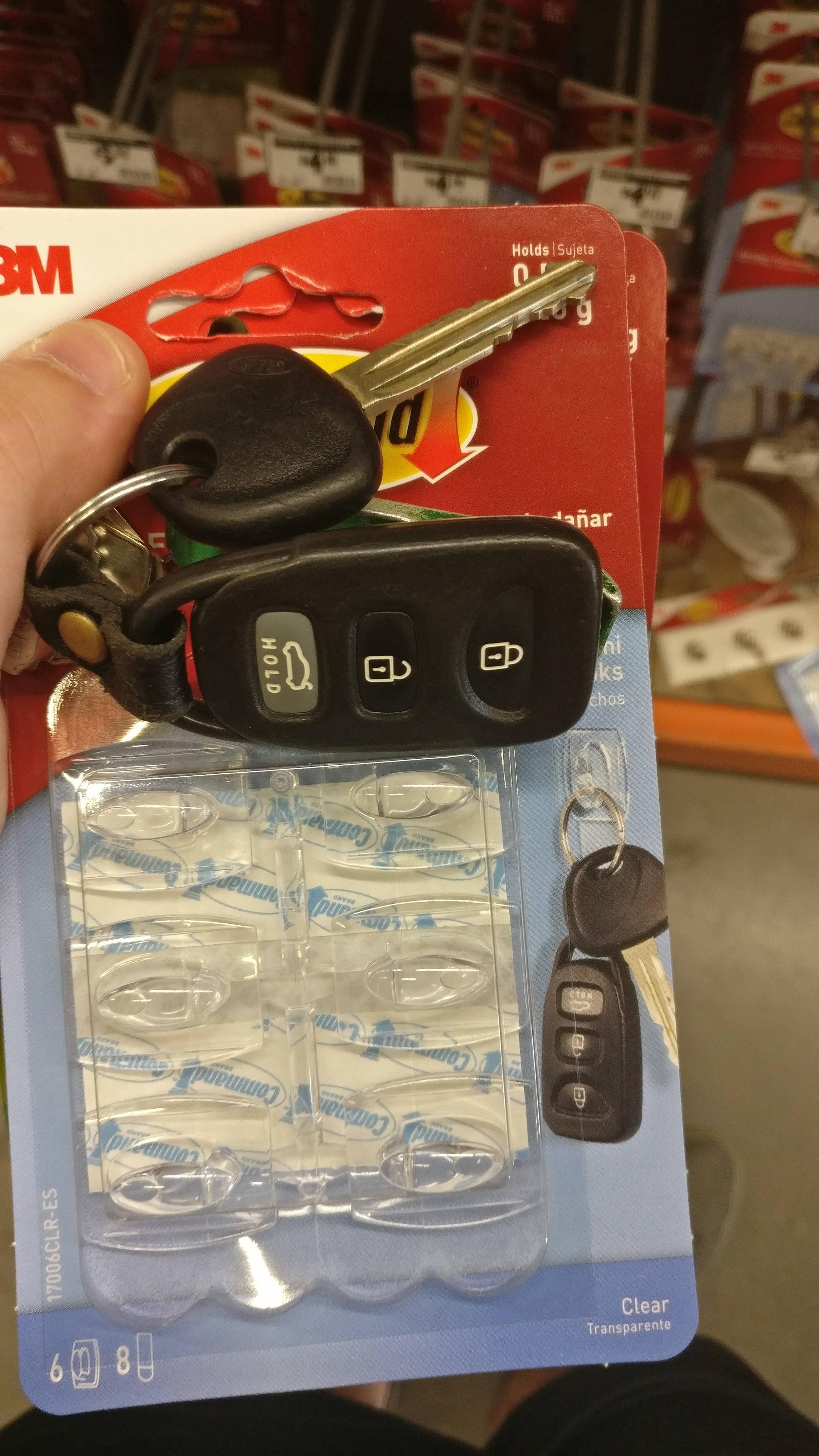 Found my keys on this packaging | r/mildlyinteresting | Mildly ...