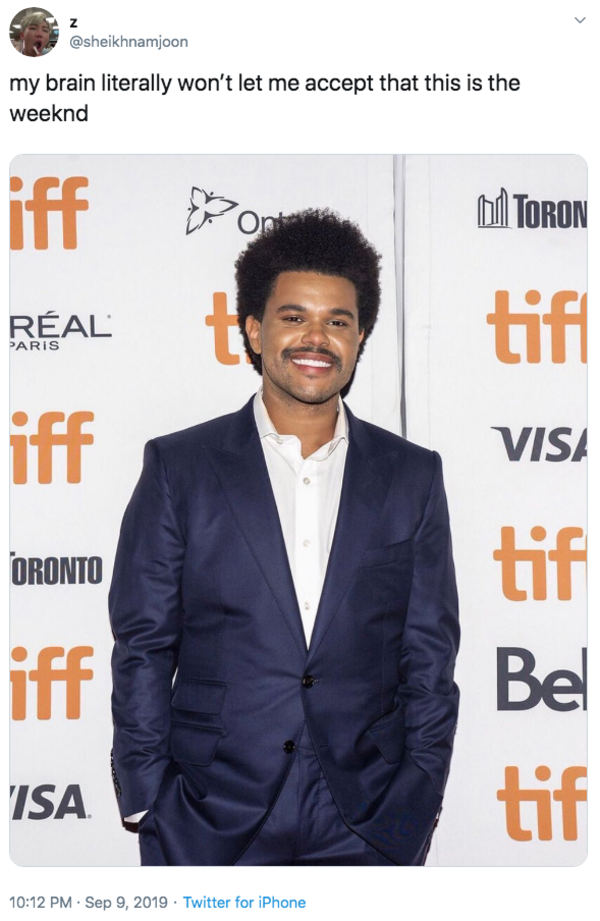 my brain literally won’t let me accept that this is the weeknd | The ...