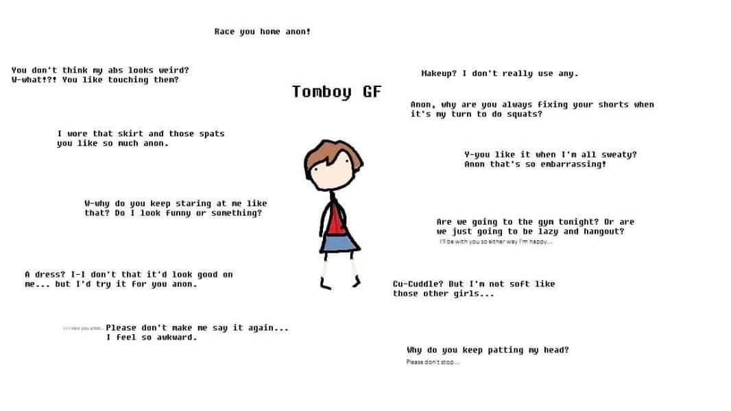 Tomboy GF | Ideal GF | Know Your Meme