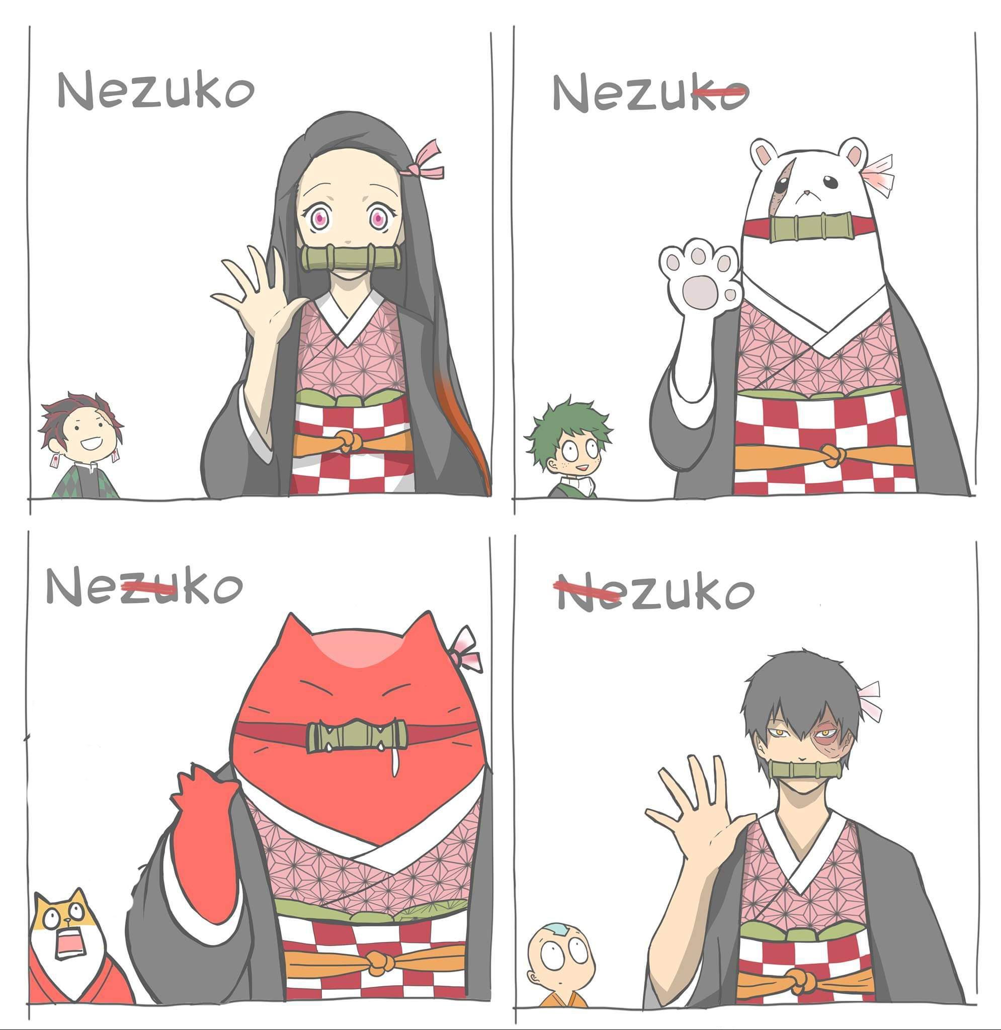 Neko Neko Neko | Nezuko | Know Your Meme