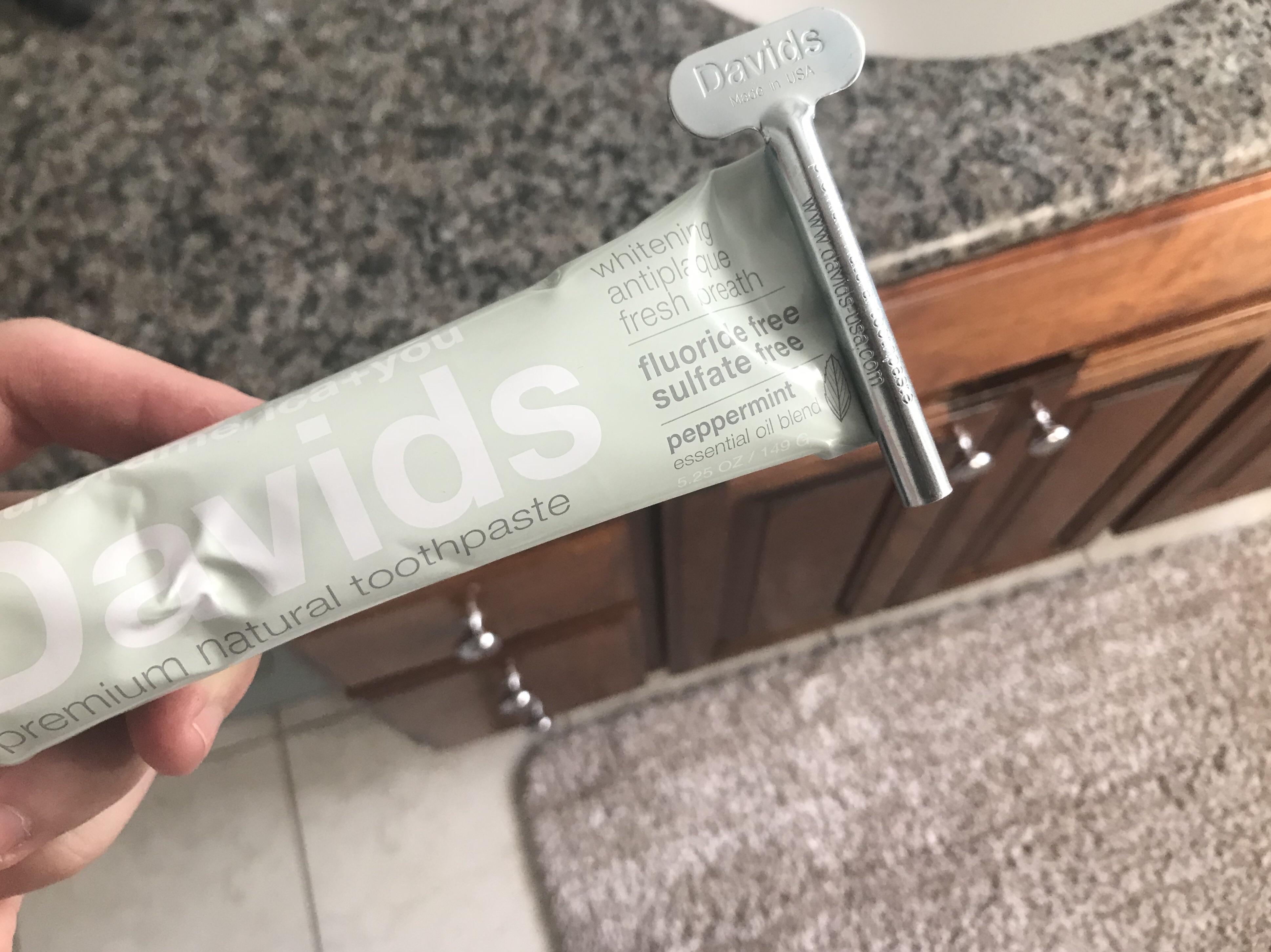 This toothpaste that comes with a sliding key to help roll the tube | r ...