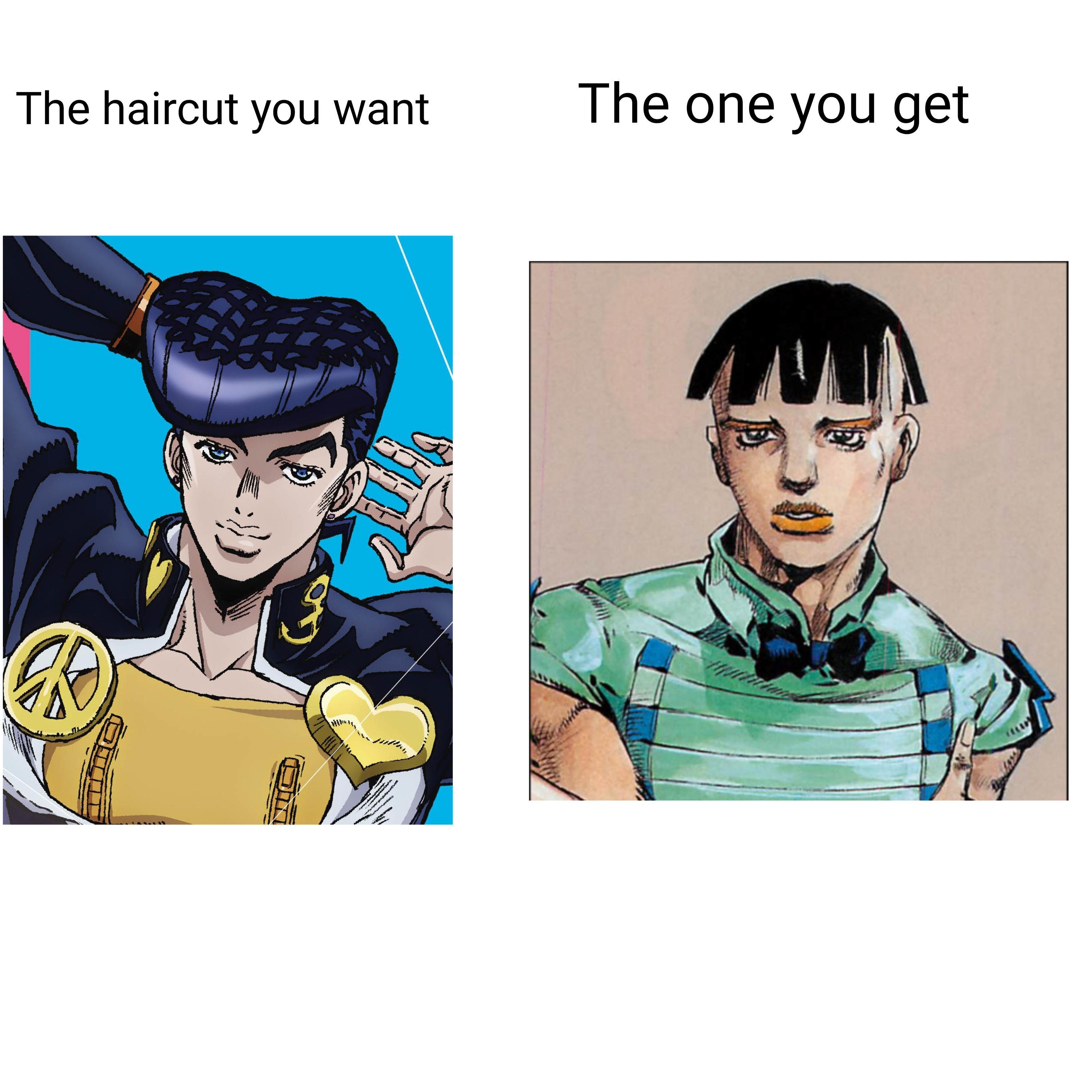 Josuke's hair is S tier | /r/ShitPostCrusaders/ | JoJo's Bizarre ...