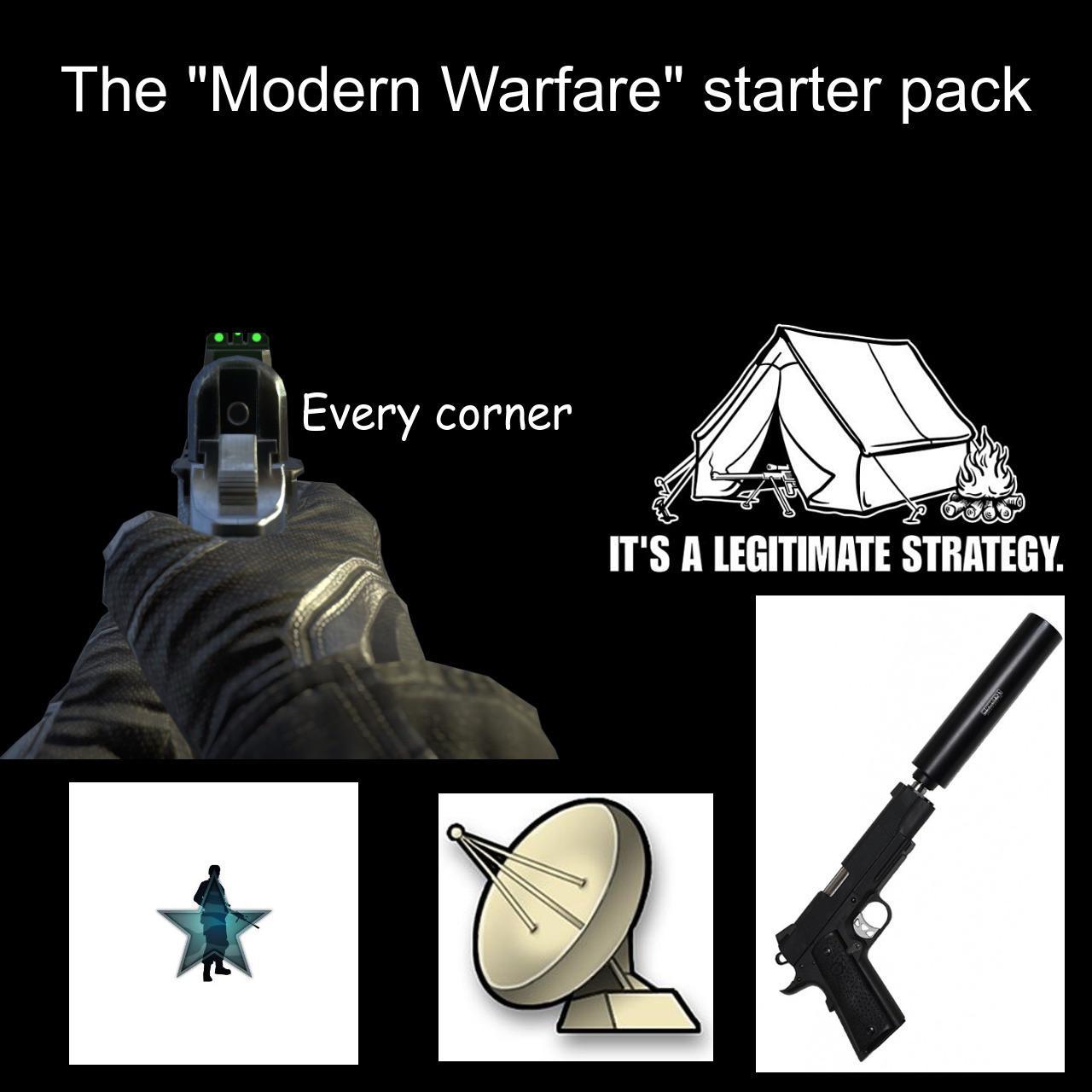 [OC] The Modern Warfare starter pack (previously removed on r ...