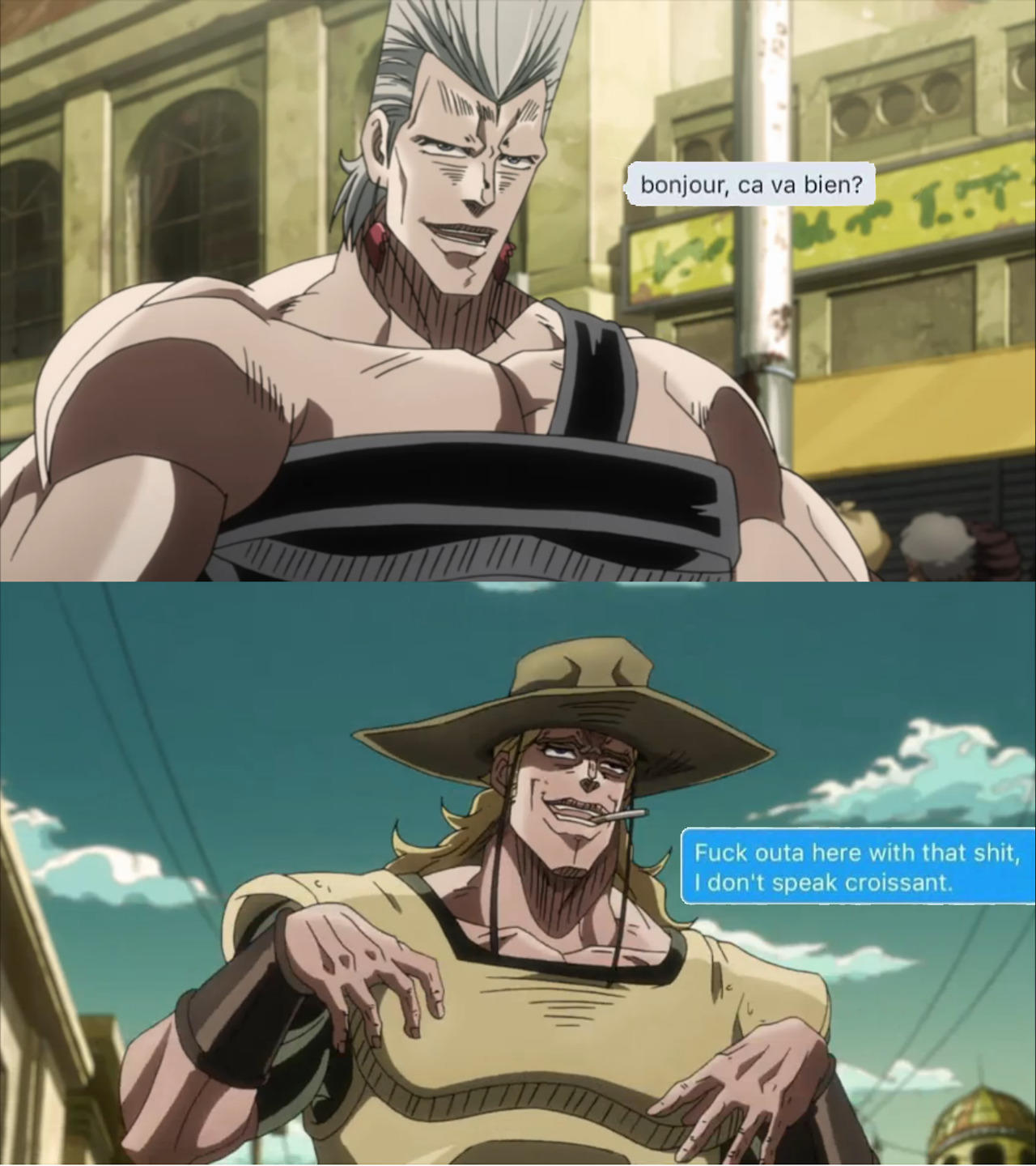 Polnareff isn't French, he never surrendered | /r/ShitPostCrusaders ...