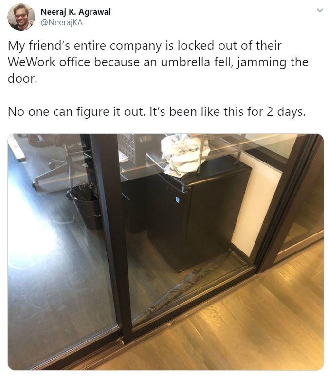 "My friend’s entire company is locked out of their WeWork office ...