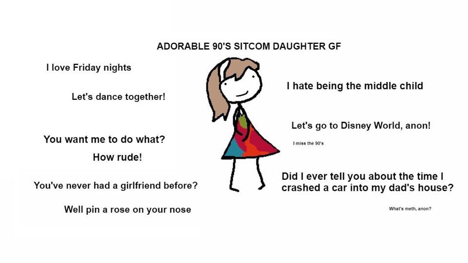Adorable 90s Sitcom Daughter Gf Ideal Gf Know Your Meme