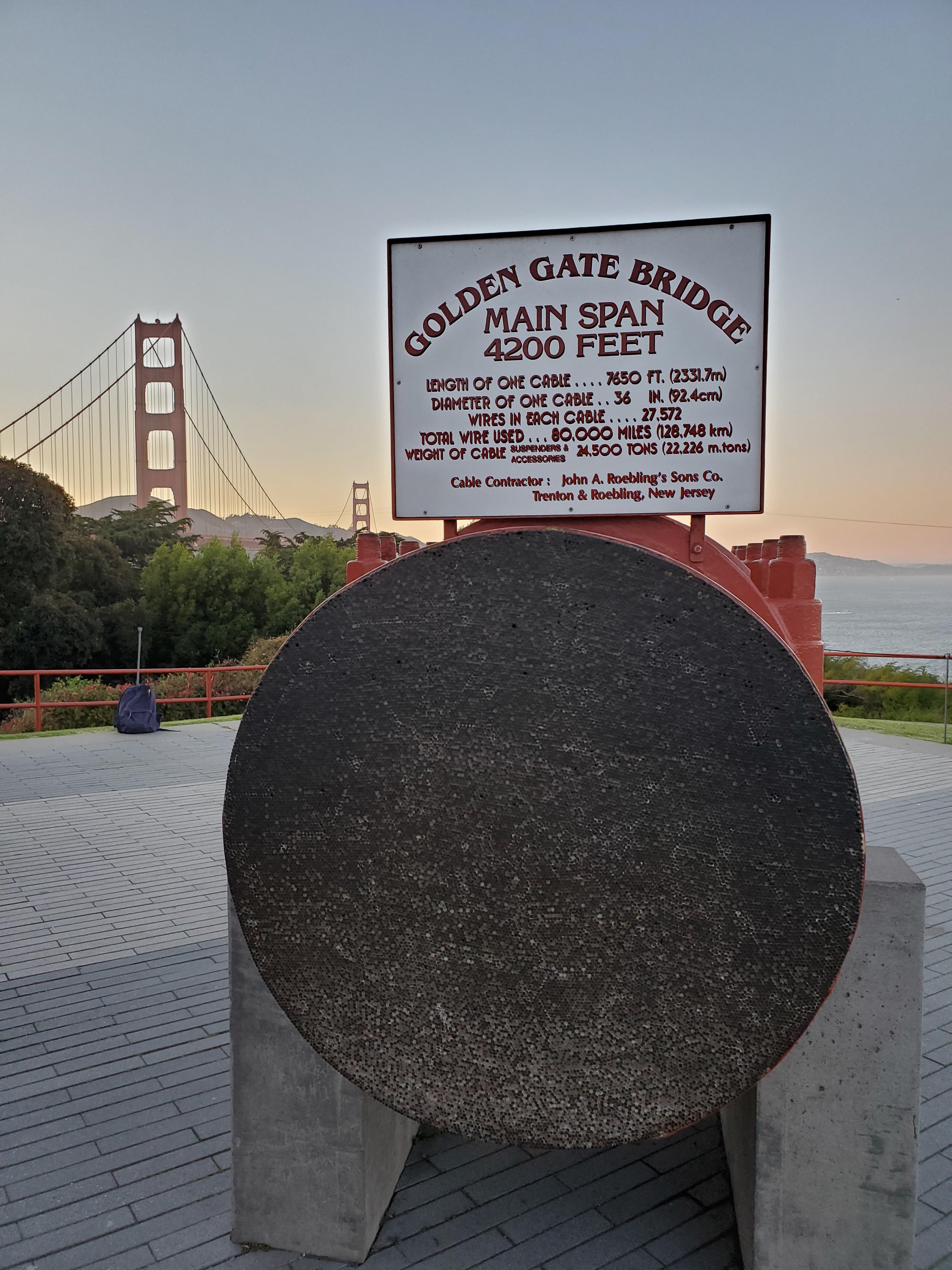 That's one big cable (Golden Gate Bridge, San Francisco) | r ...