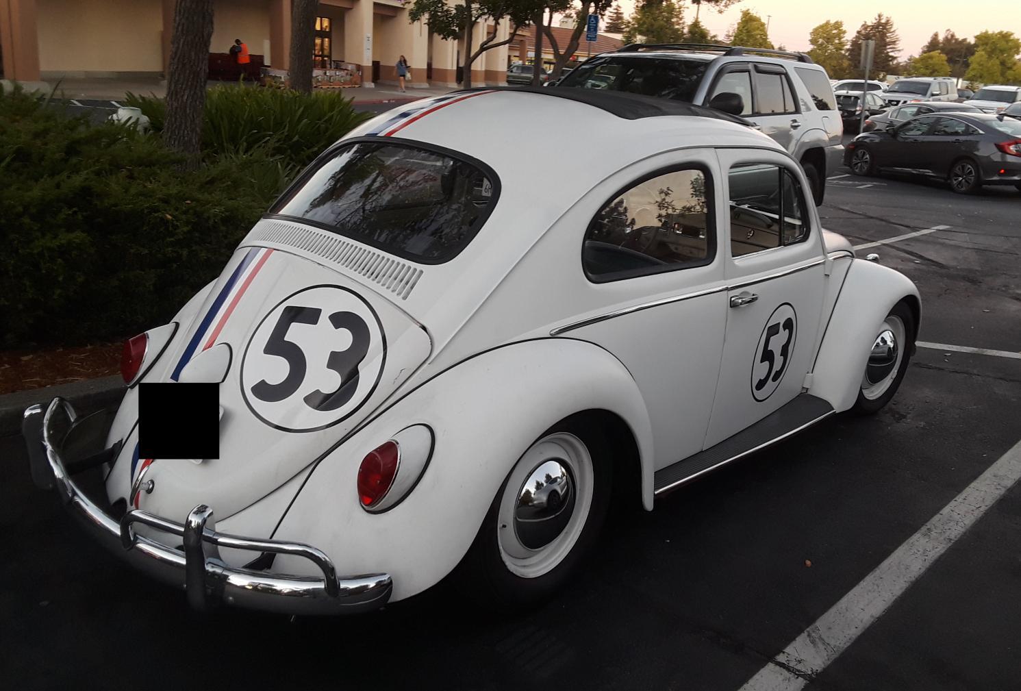 This Herbie the Love Bug parked at grocery store | r/mildlyinteresting ...
