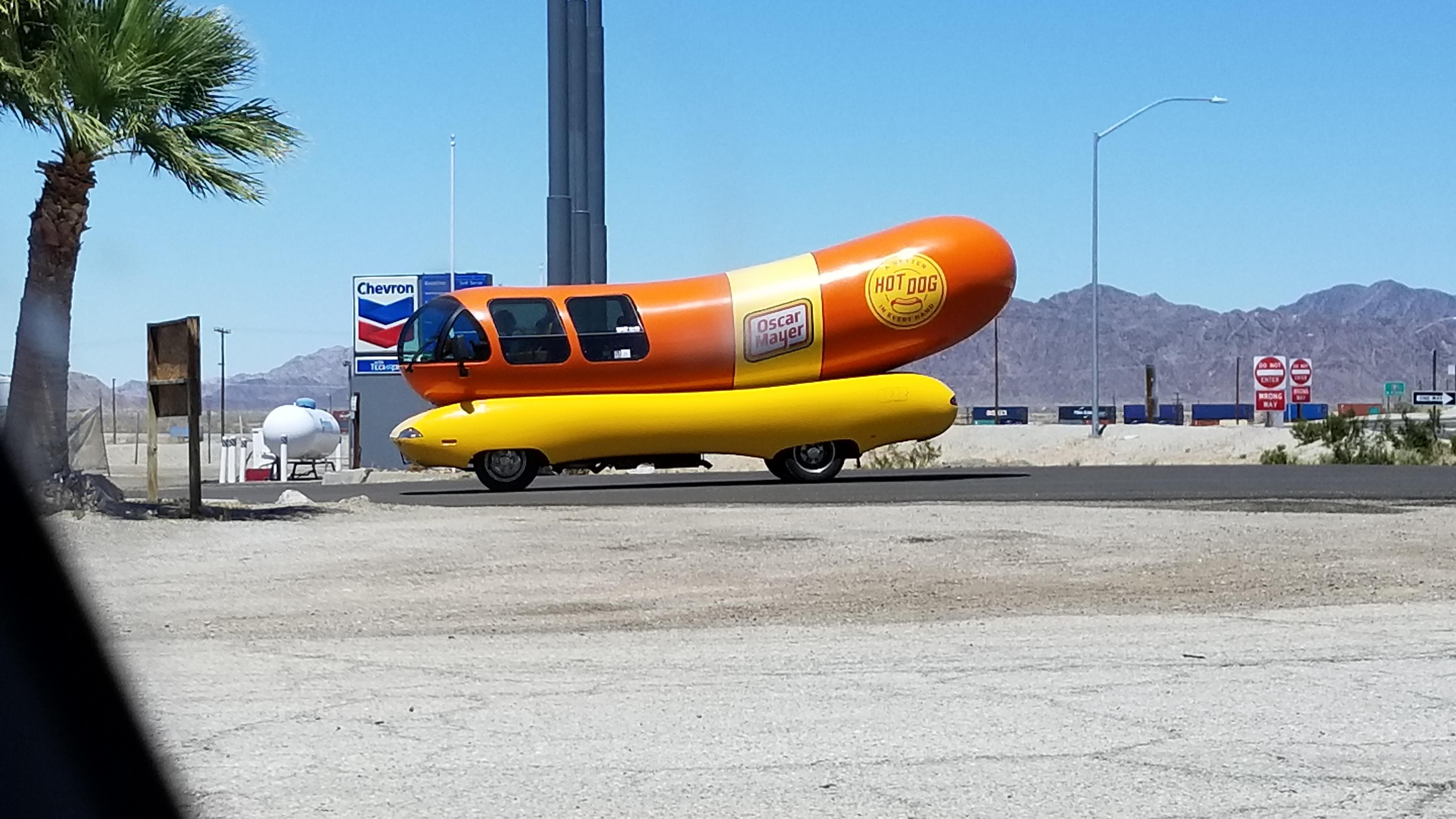 Spotted the wienermobile in the wilds of Arizona | r/mildlyinteresting ...
