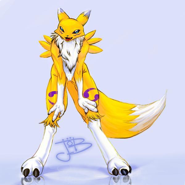 Posing Renamon | Renamon | Know Your Meme